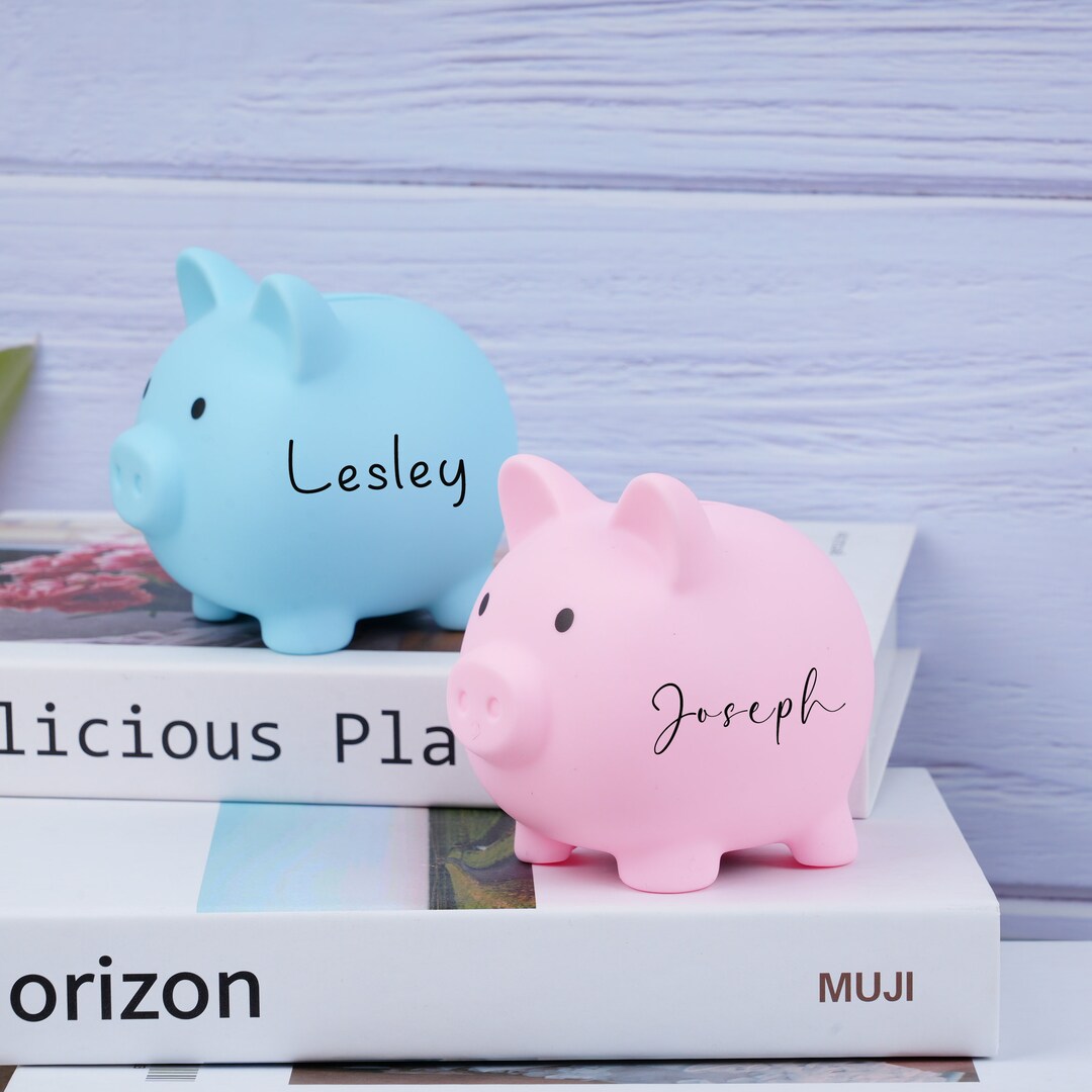Custom Coin Bank With Name, Personalized Piggy Bank Boy, Custom Piggy ...