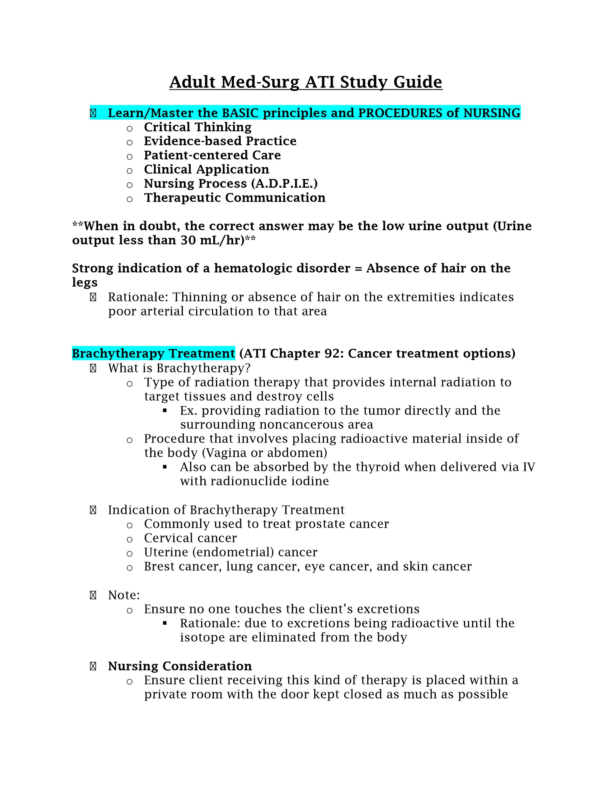 The Ultimate ATI Adult Med-surg Proctored Exam Study Guide | 80+ Pages ...