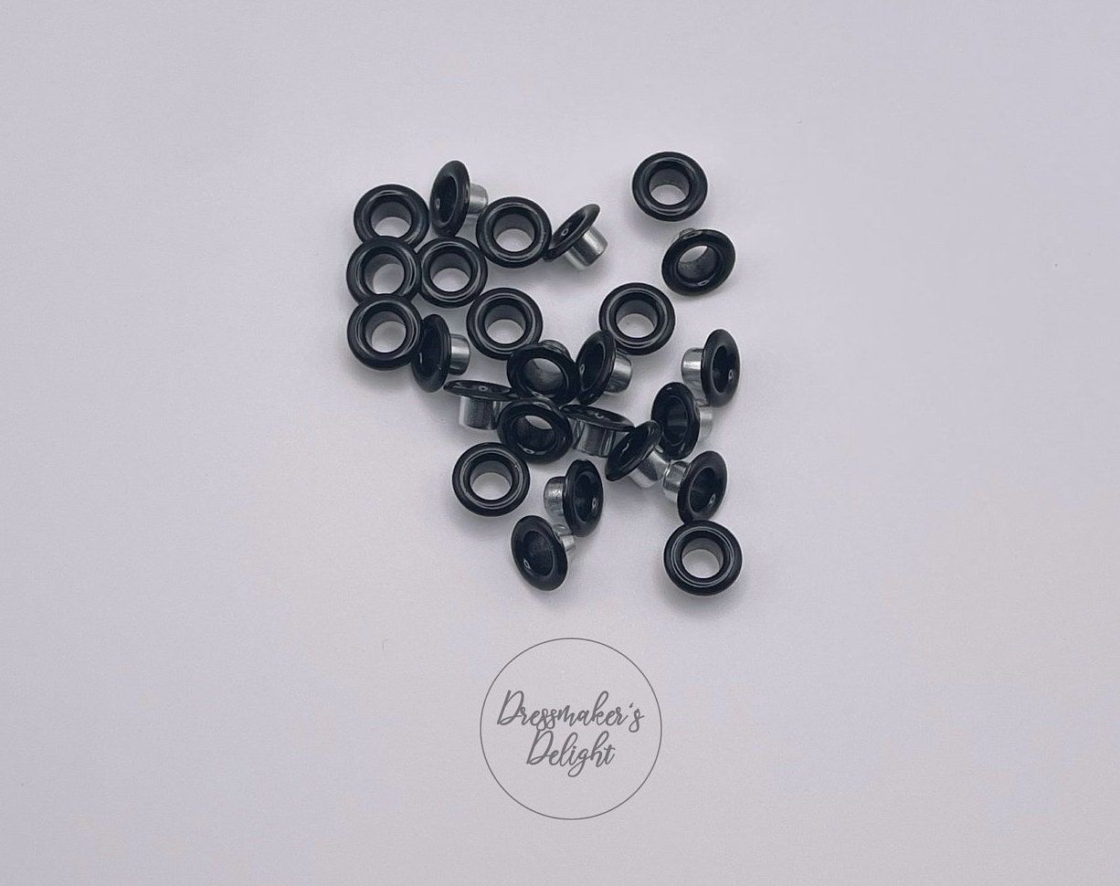 5mm Eyelets With Washers. Corsetry Eyelets. Black, White and Caramel ...