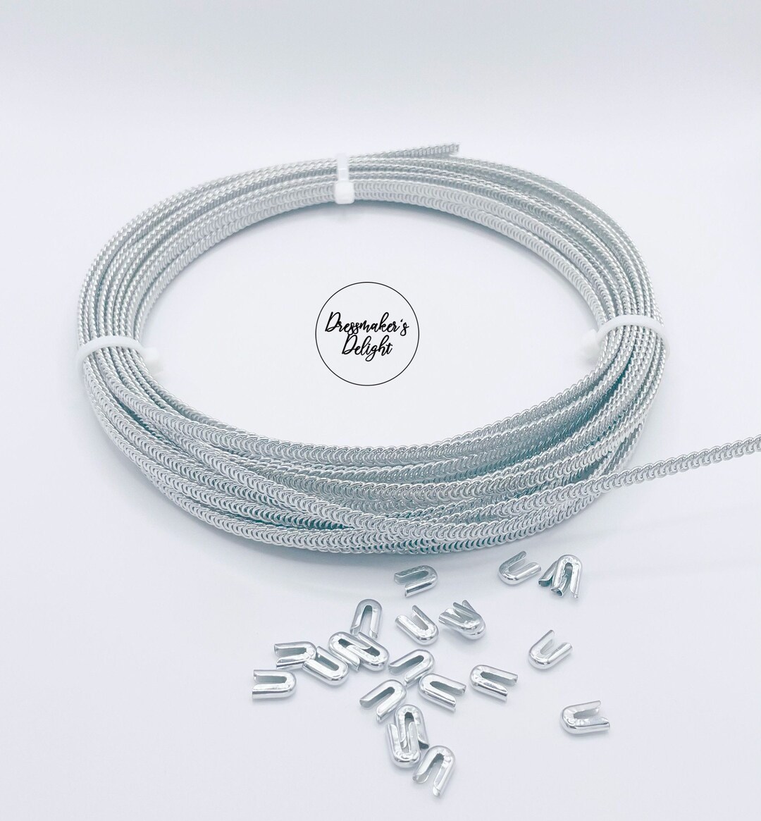 5mm Spiral Steel Boning, Metal Bones, Corset Steel Boning With Steel ...