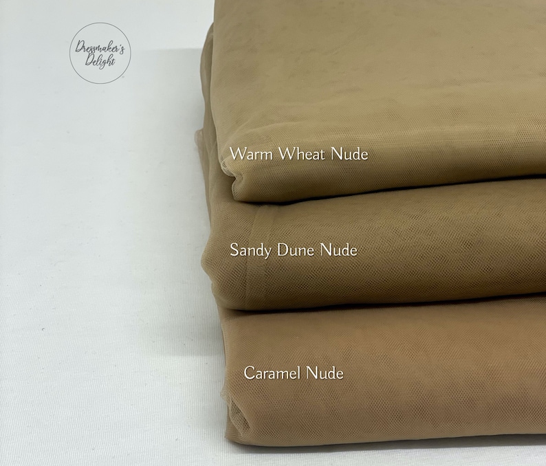 Nude Skin Tone Illusion Tulle, Invisible Skin Mesh, See-through Nude ...