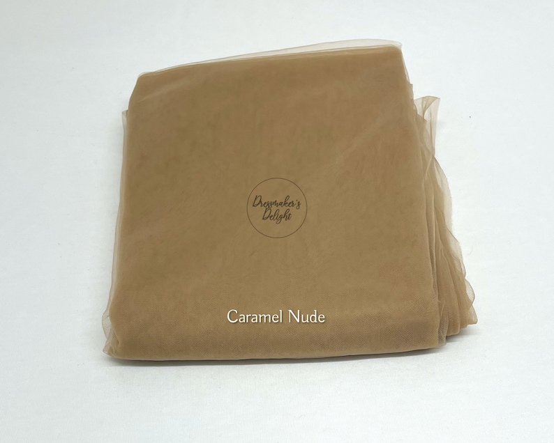 Nude Skin Tone Illusion Tulle, Invisible Skin Mesh, See-through Nude ...