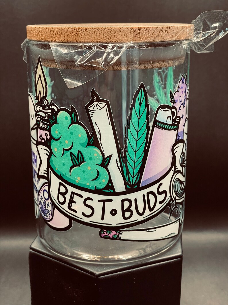 Best Buds Glass Jar - Etsy