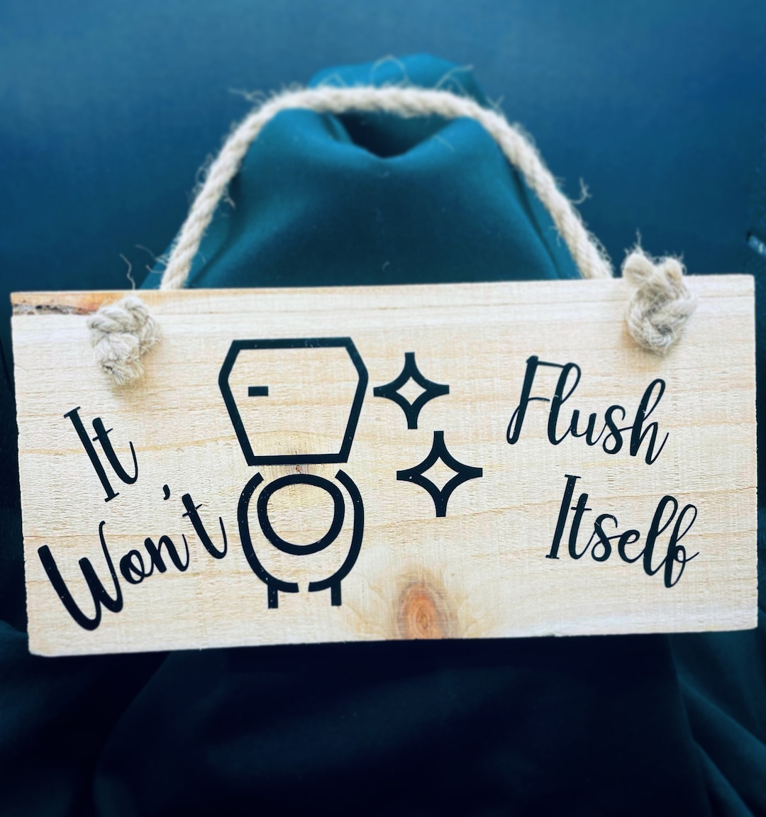 Funny Bathroom Sign - Etsy