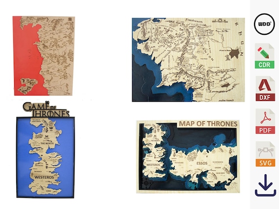Game Of Thrones Map Pdf