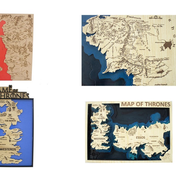 Westeros Map - Etsy