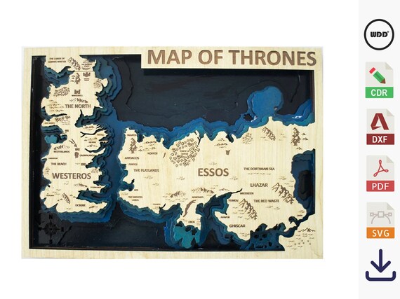 Game Of Thrones Map Pdf