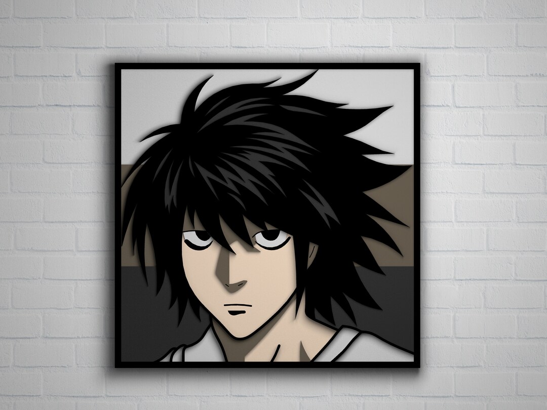 Anime Character Multilayer SVG, Anime Character Cut File, Plywood ...