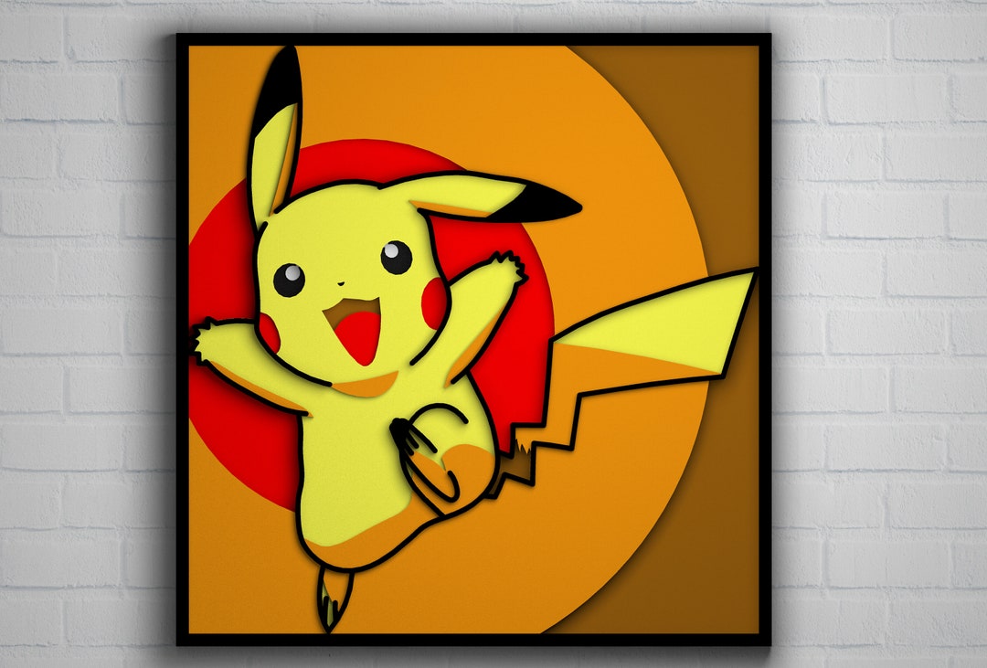 Anime Character Multilayer SVG, Anime Character Cut File, Plywood ...