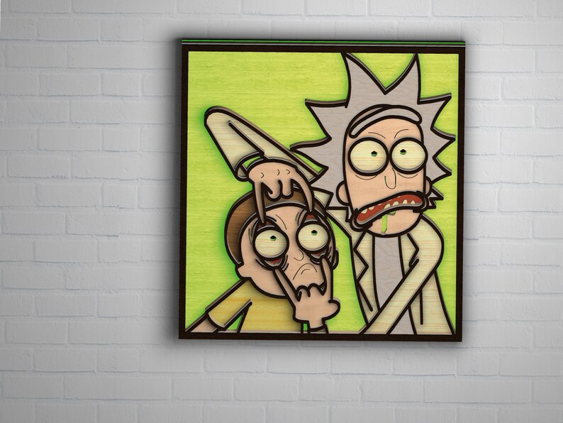 Cartoon Characters Multilayer SVG Cartoon Characters Cut - Etsy