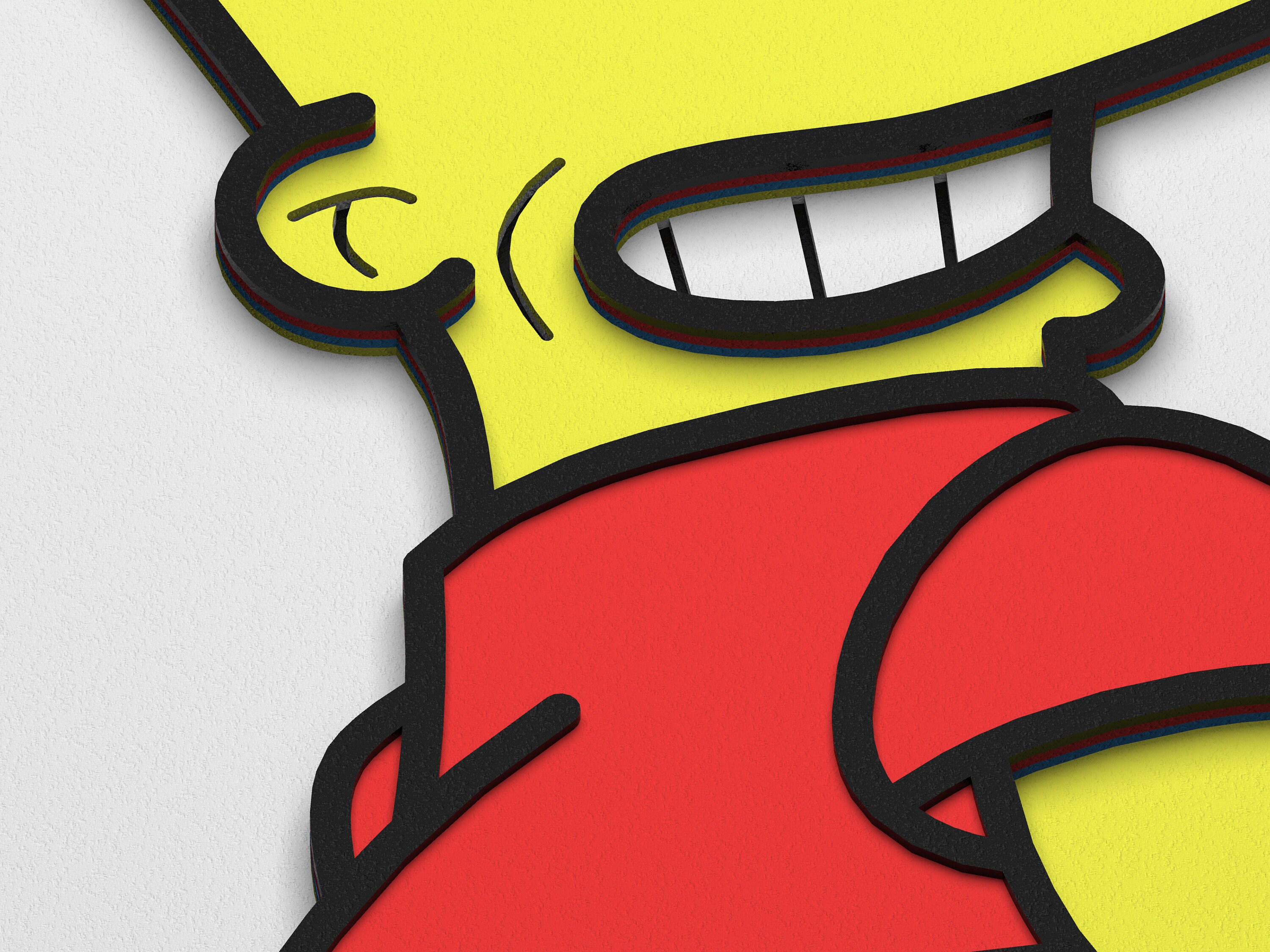 Cartoon Character Multilayer SVG Cartoon Character Cut File - Etsy