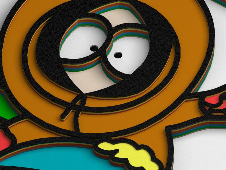 Cartoon Characters Multilayer SVG, Cartoon Characters Cut File, Plywood ...