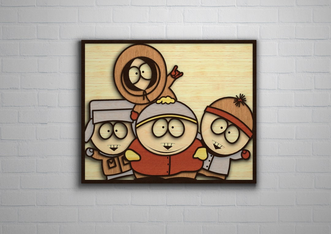 Cartoon Characters Multilayer SVG, Cartoon Characters Cut File, Plywood ...