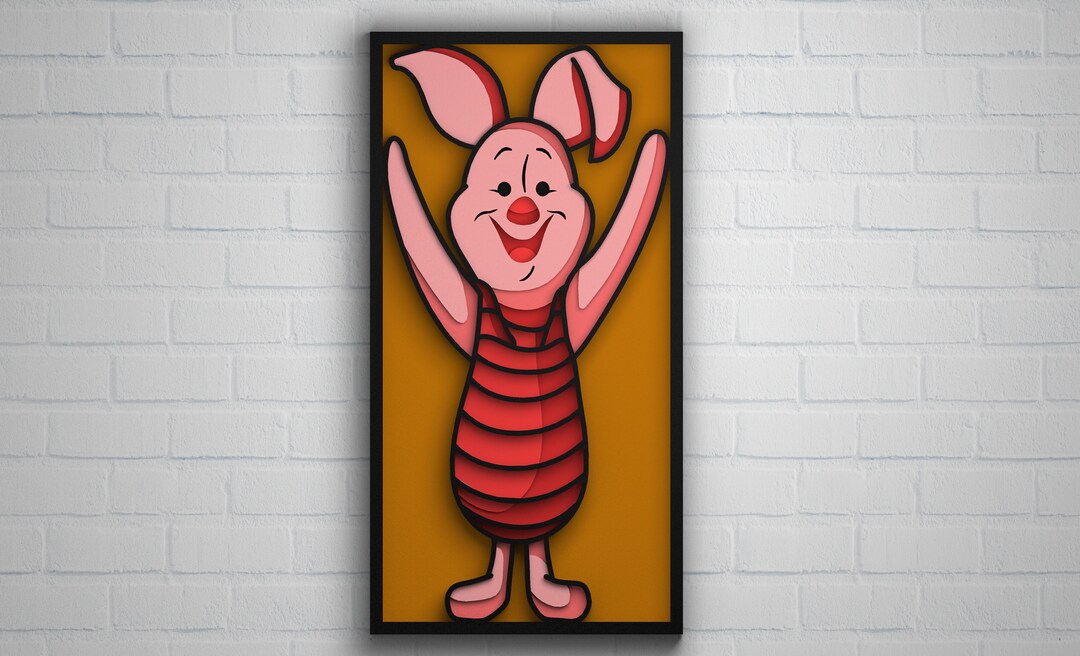 Cartoon Characters Multilayer SVG, Cartoon Characters Cut File, Plywood ...