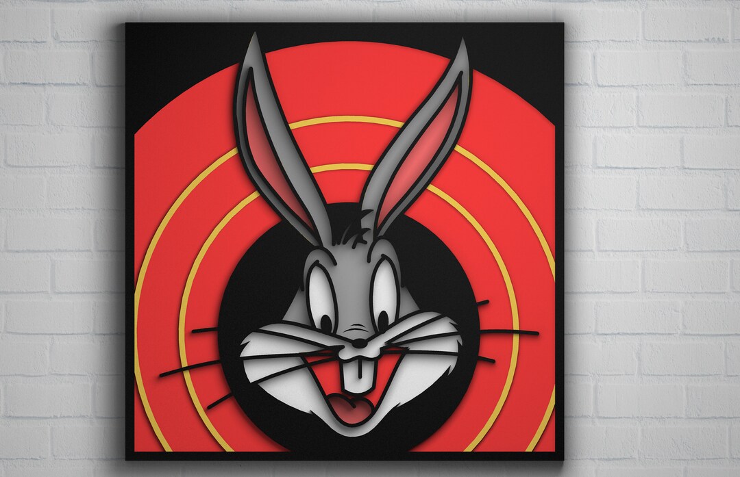 Cartoon Characters Multilayer SVG, Cartoon Characters Cut File, Plywood ...