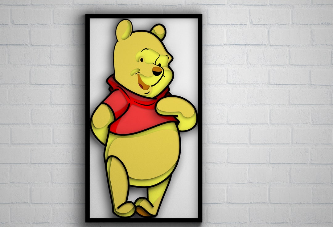 Cartoon Characters Multilayer SVG, Cartoon Characters Cut File, Plywood ...