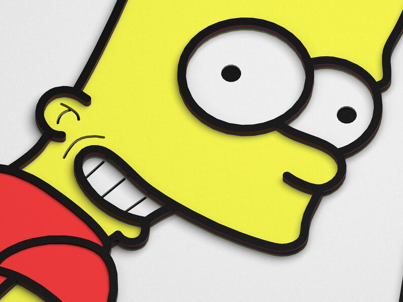 Cartoon Character Multilayer SVG Cartoon Character Cut File - Etsy