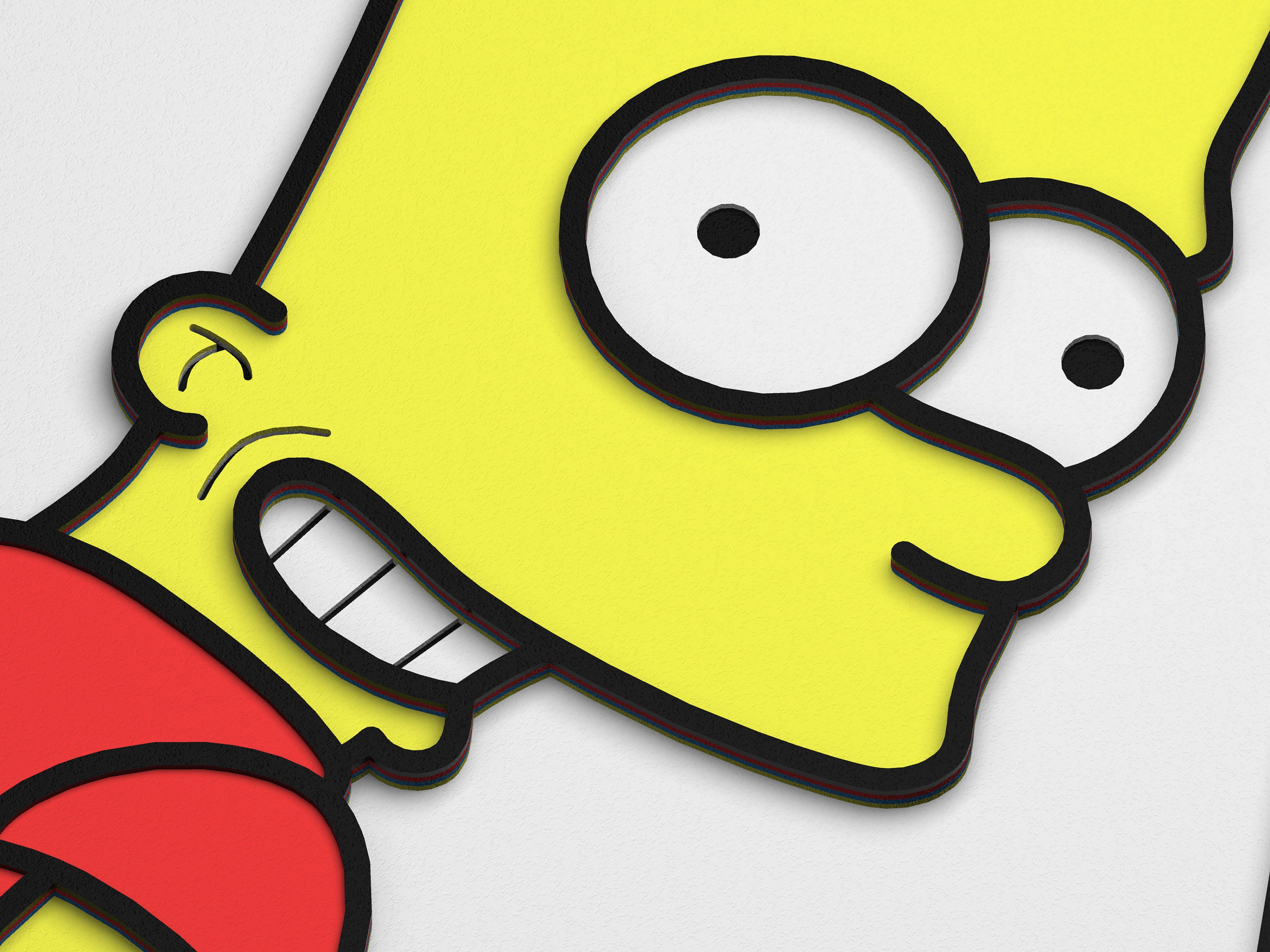 Cartoon Character Multilayer SVG Cartoon Character Cut File - Etsy