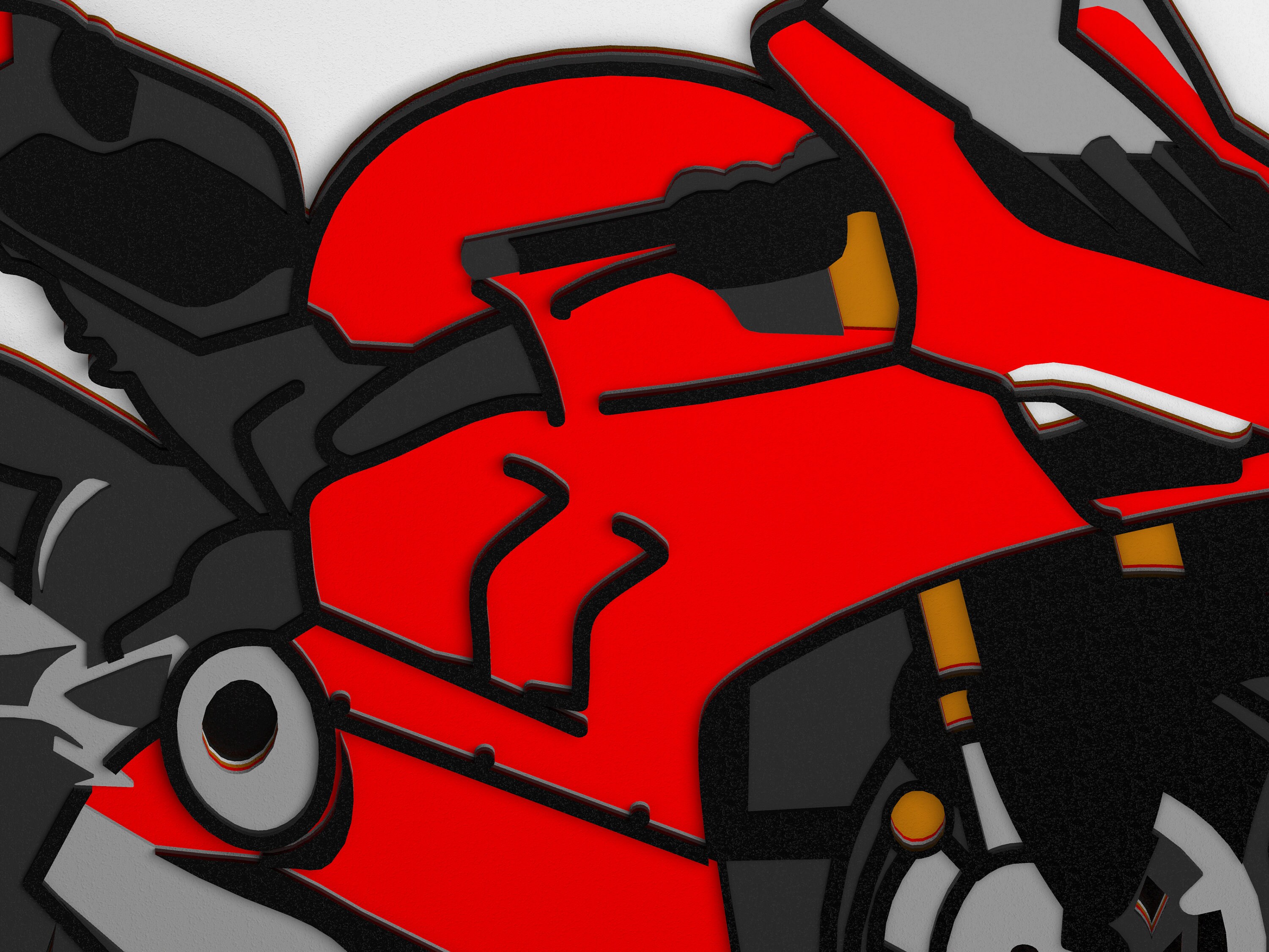 Motorcycle Multilayer SVG, Motorcycle Cut File, Plywood Cutting, Paper ...