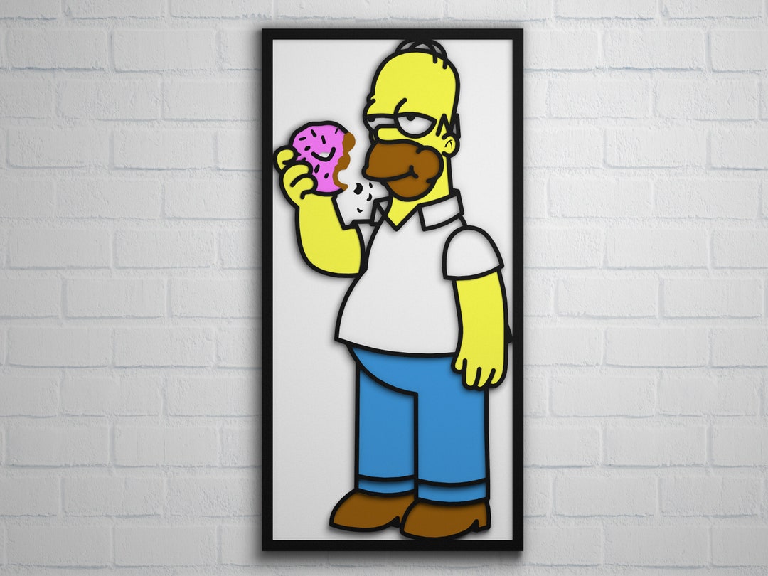 Cartoon Character Multilayer SVG, Cartoon Character Cut File, Plywood ...