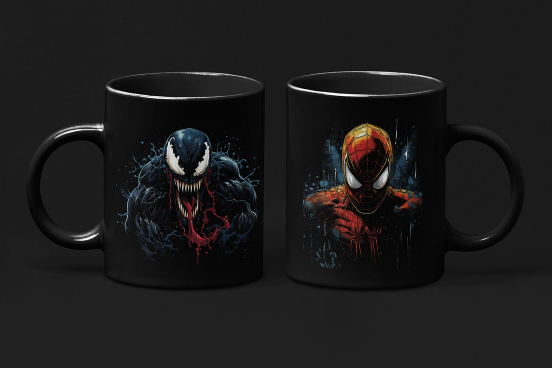 Venom & Spiderman Fan Mug Perfect MCU Spiderman Birthday or Christmas ...