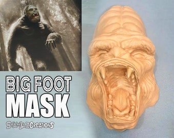 Bigfoot Mask - Etsy