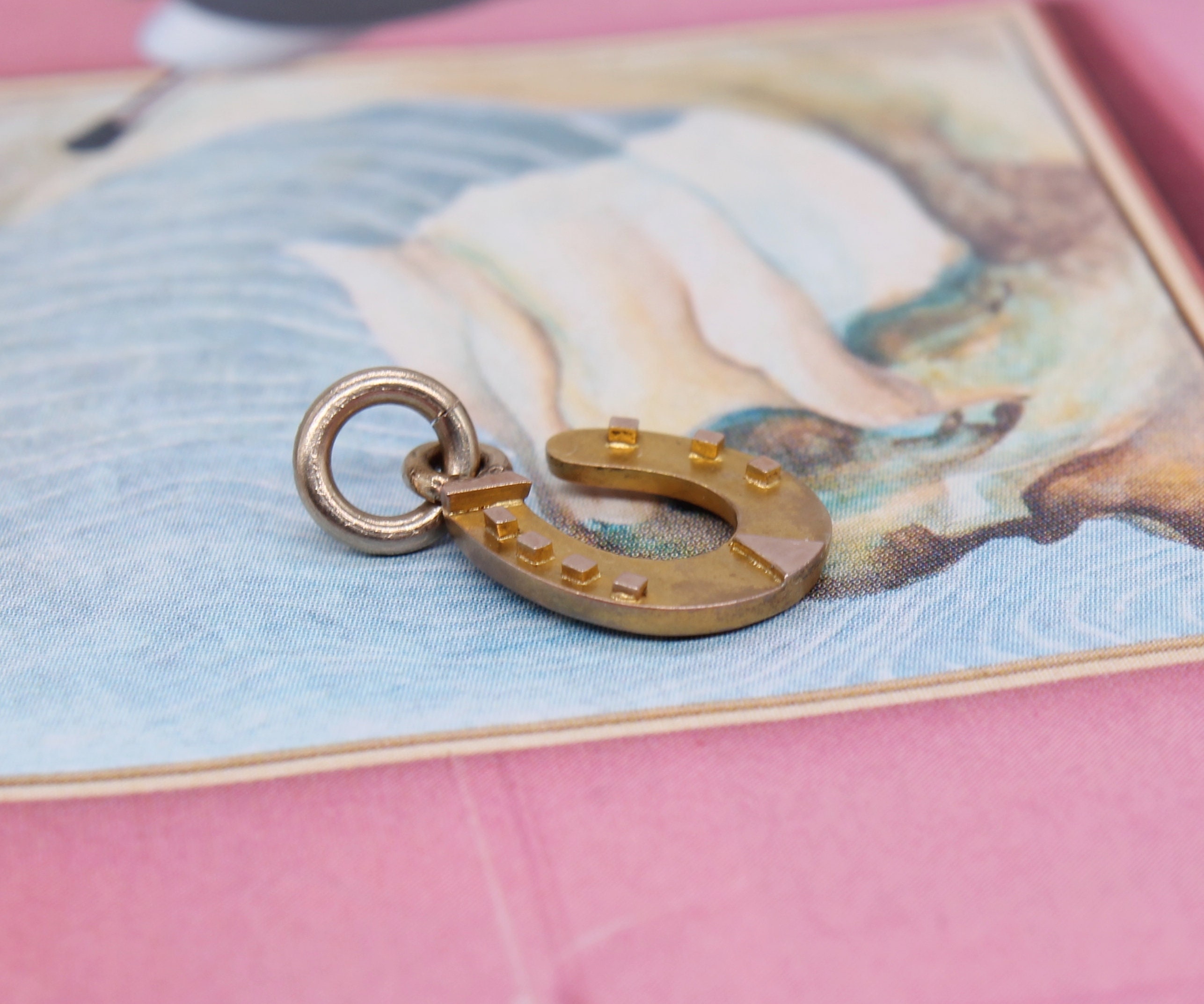 Victorian 9ct Gold Horseshoe Pendant Good Luck Token Lucky - Etsy UK