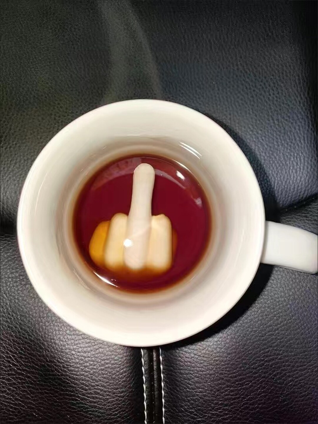 Middle Finger Cup Finger Figurine Middle Finger Mug Finger Statue Fun ...