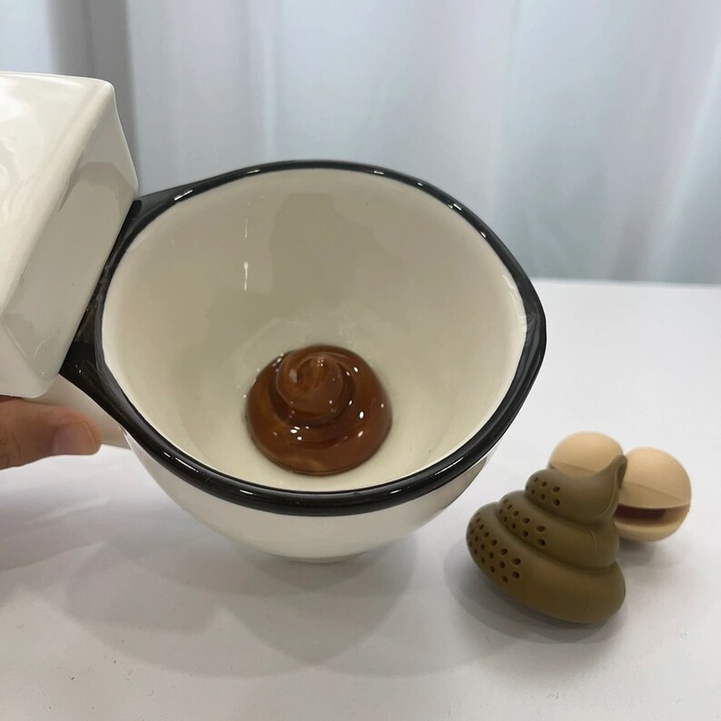 Spoof Toilet Cup Funny Poop Mug Toilet Coffee Mug Trickery - Etsy