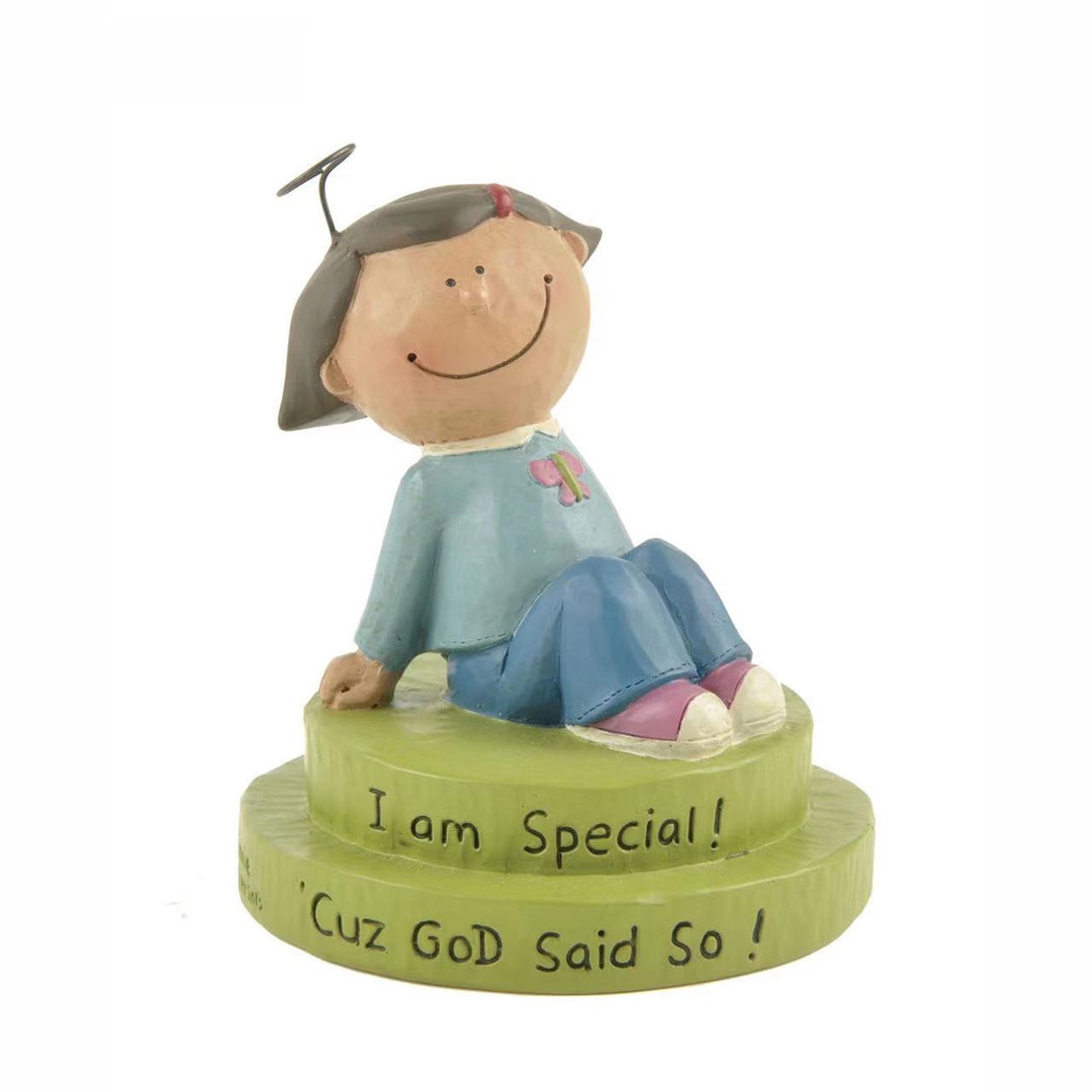 Encourage Figurine Girl Statue Energetic Boy Figurine Girl Statue Boy ...