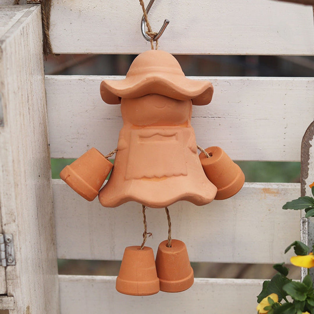 Wind Bell Statue Resin Garden Decor Fairy Wind Chime Fairy Sculptures ...