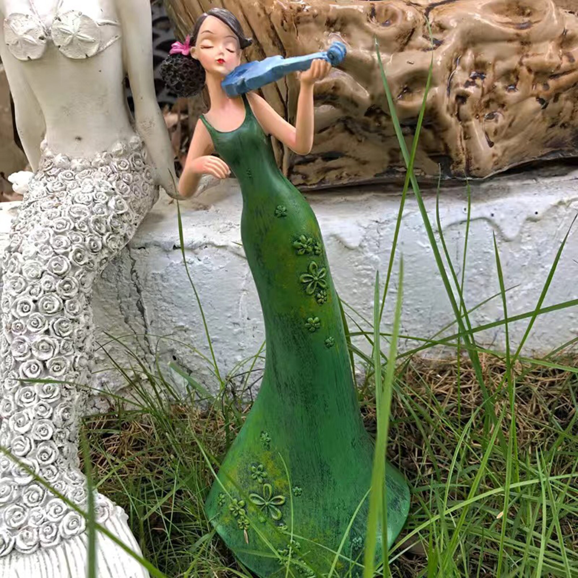 Fairy Figurine Girl Statue Garden Decor Resin Craft Fairy - Etsy
