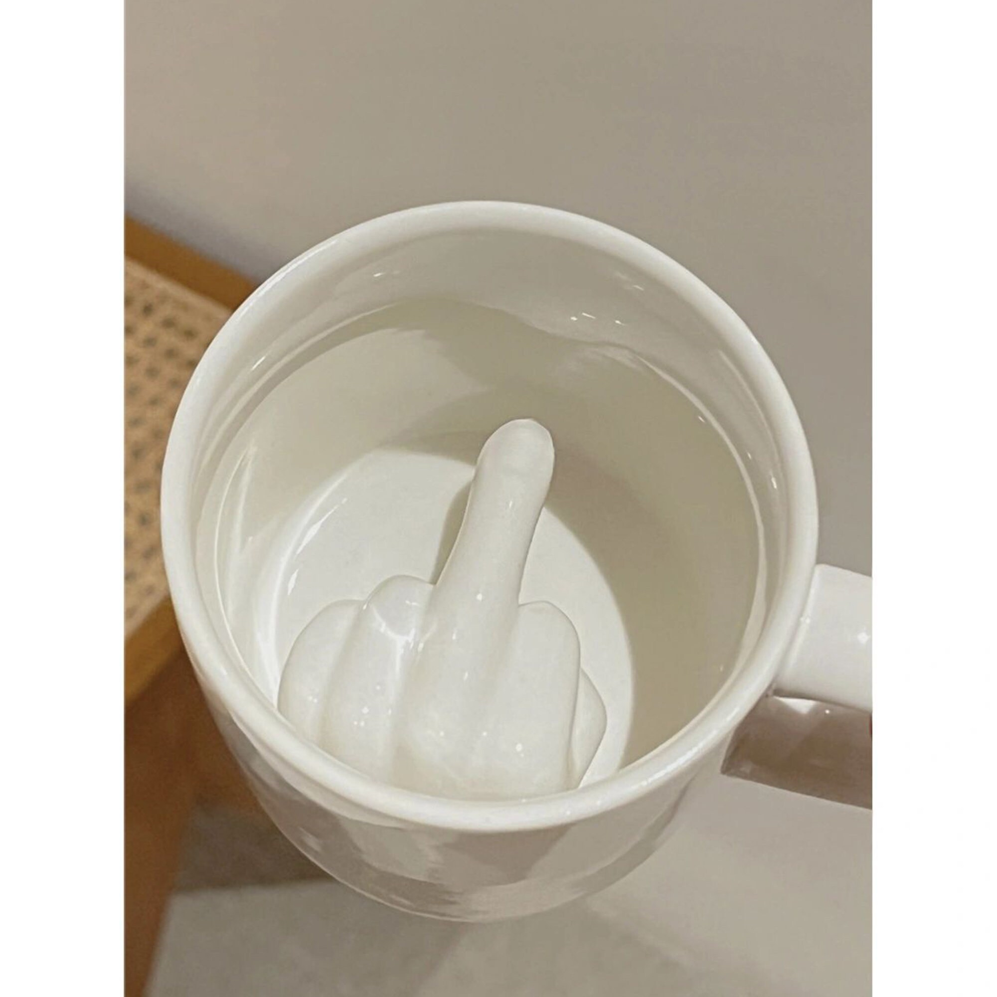 Middle Finger Cup Finger Figurine Middle Finger Mug Finger Statue Fun ...