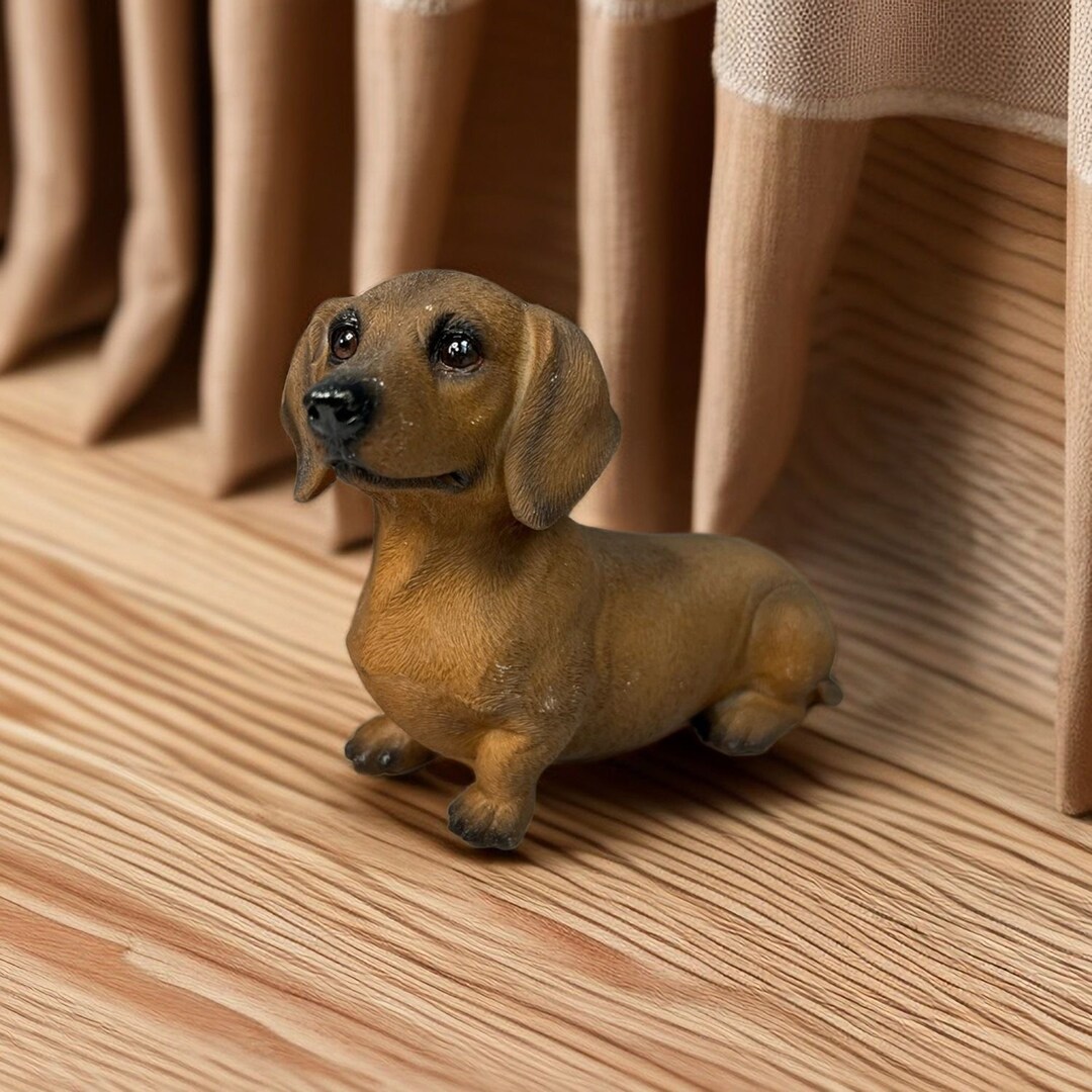 Dachshund Figurine Dachshund Statue Animal Statue Sausagedog Statue ...