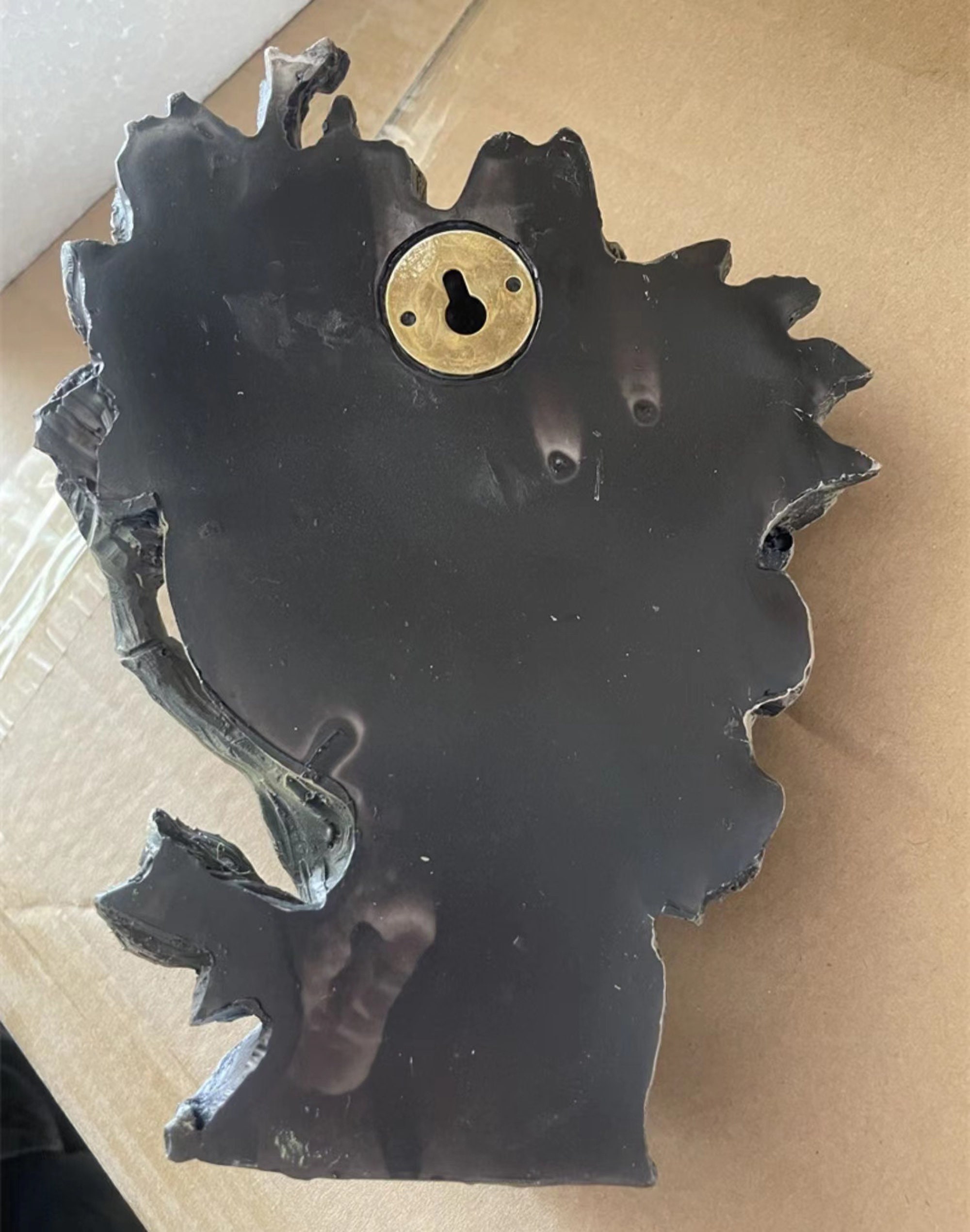 Peeper Tree Face Resin Fairy House Tree Hugger Handmade Face Covering ...