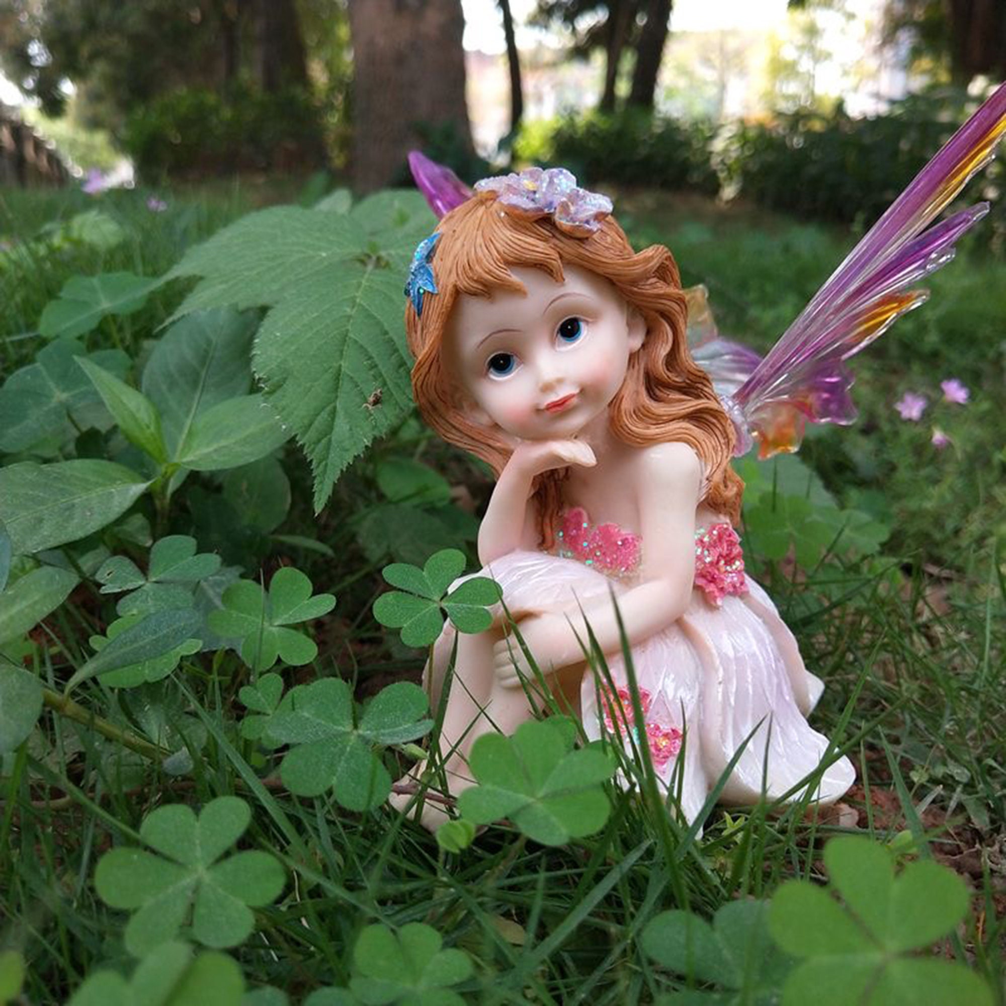 Fairy Figurine Girl Statue Elf Fairy With Wings Angel Statue - Etsy