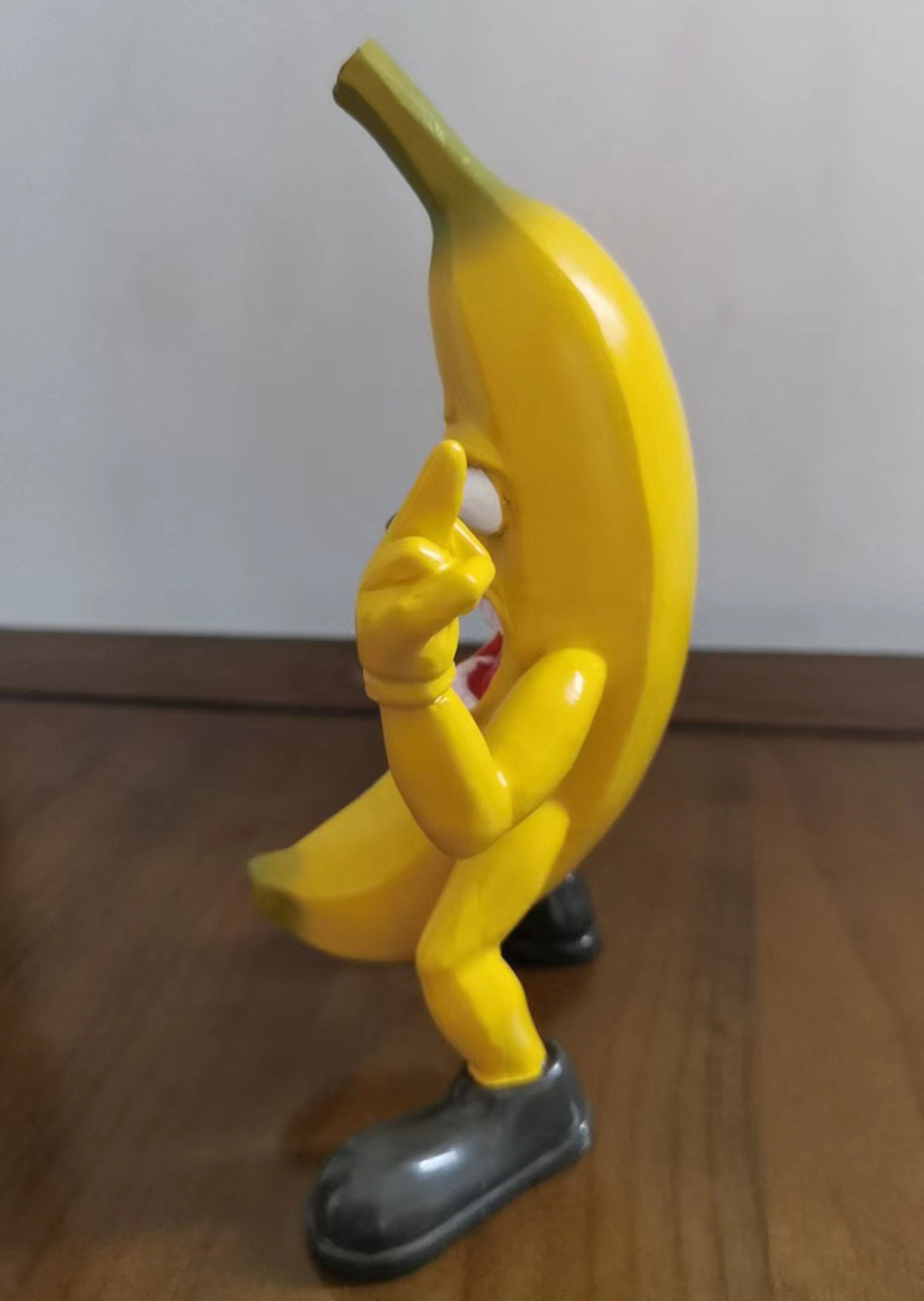 Middle Finger Banana Statue Resin Bookshelf Decor Rude Banana - Etsy