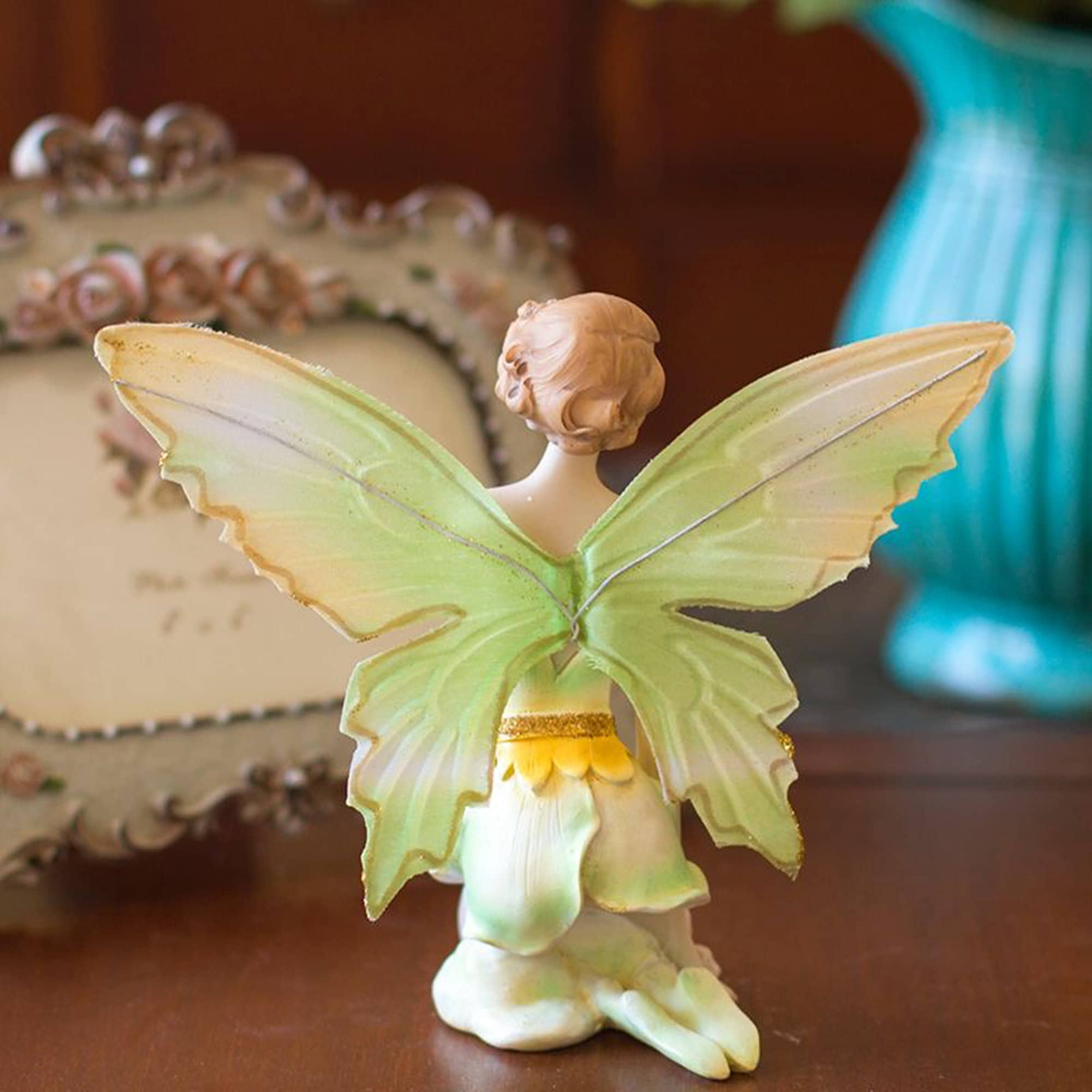 Fairy Figurine Girl Statue Elf Fairy Statue With Wings Angel Statue ...