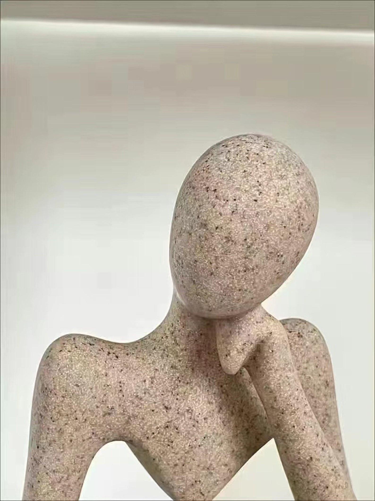 Thinker Statue Thinker Figurine Thinking Woman Thinking Man Abstract ...