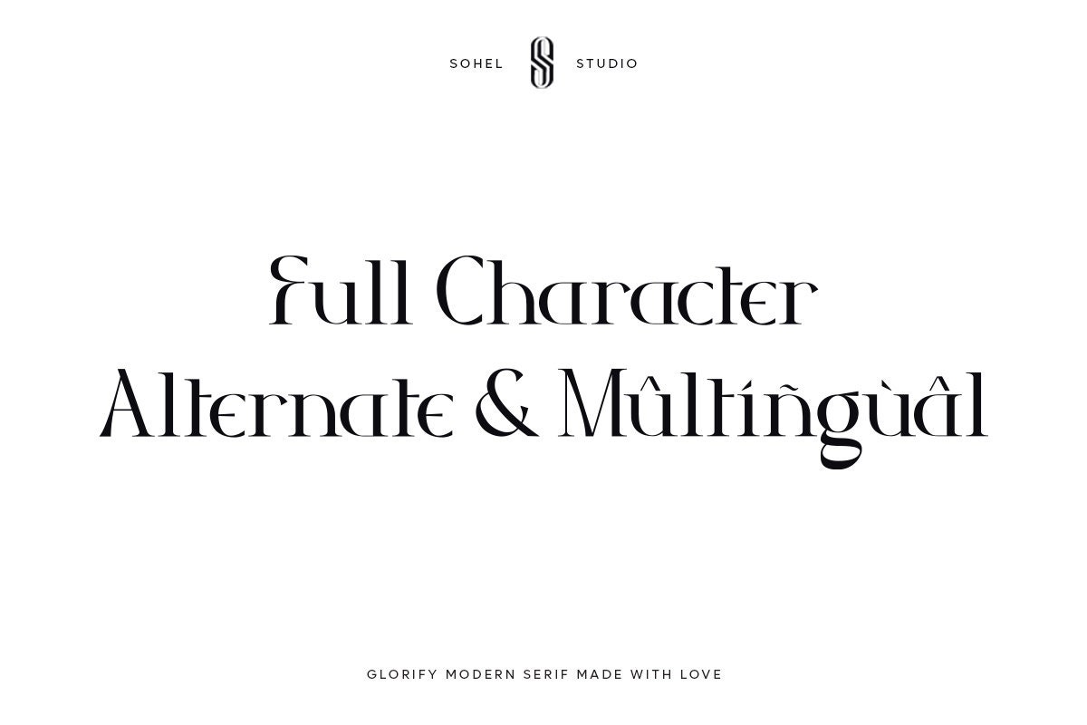 Glorify Cricut Font, Procreate Font, Logo Font, Modern Font, Boho Font ...
