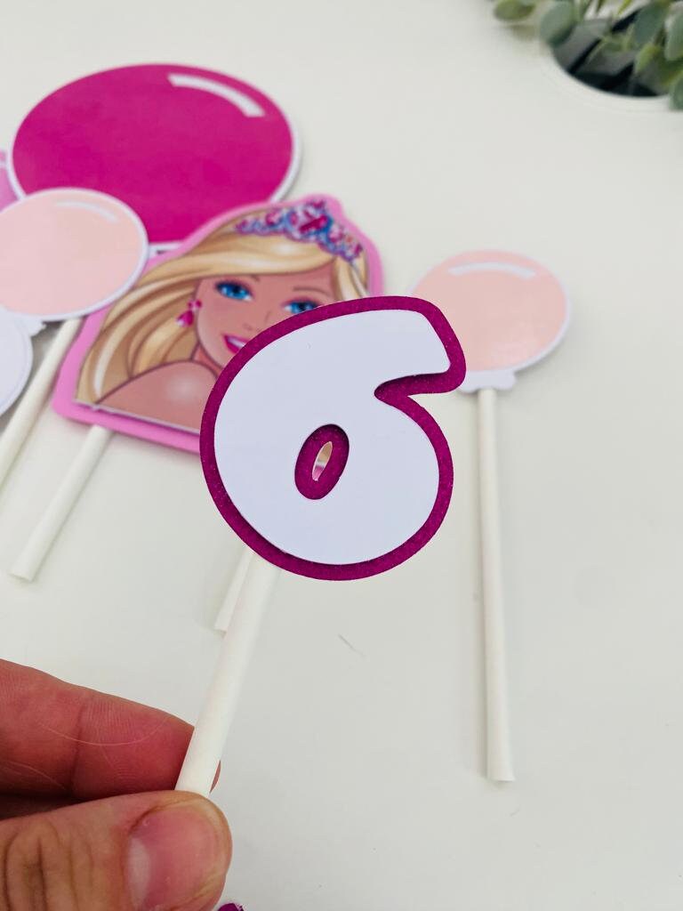 Barbie Cake Topper, Made by Order, 3d Barbie Cake Topper, Shine and ...