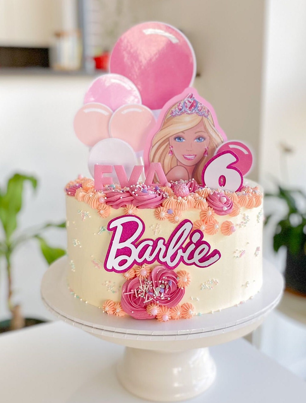 Barbie Cake Topper, Made by Order, 3d Barbie Cake Topper, Shine and ...