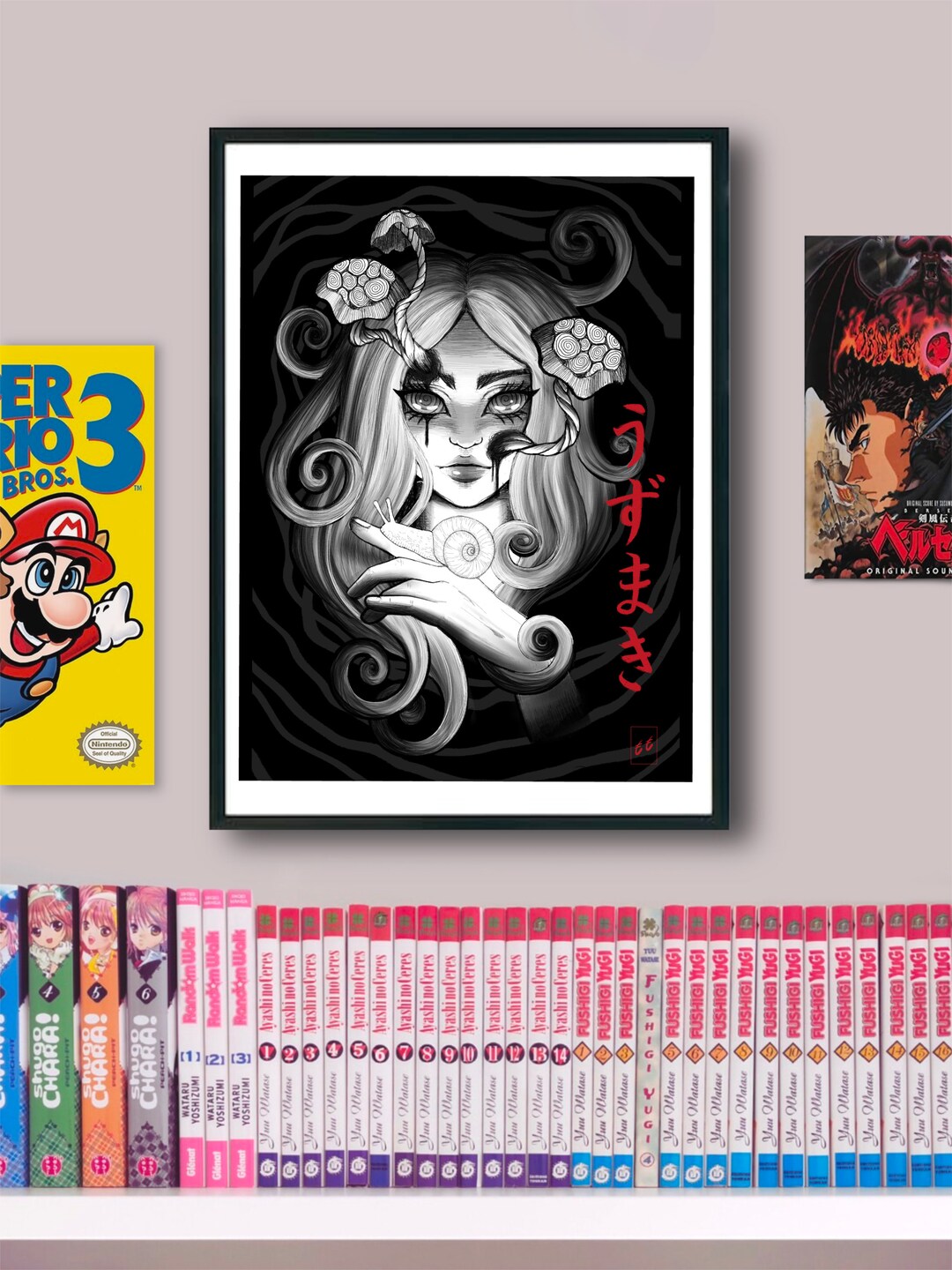 A3 Artwork "uzumaki" - Etsy