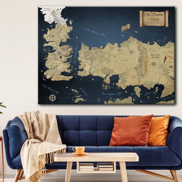 Westeros Map - Etsy