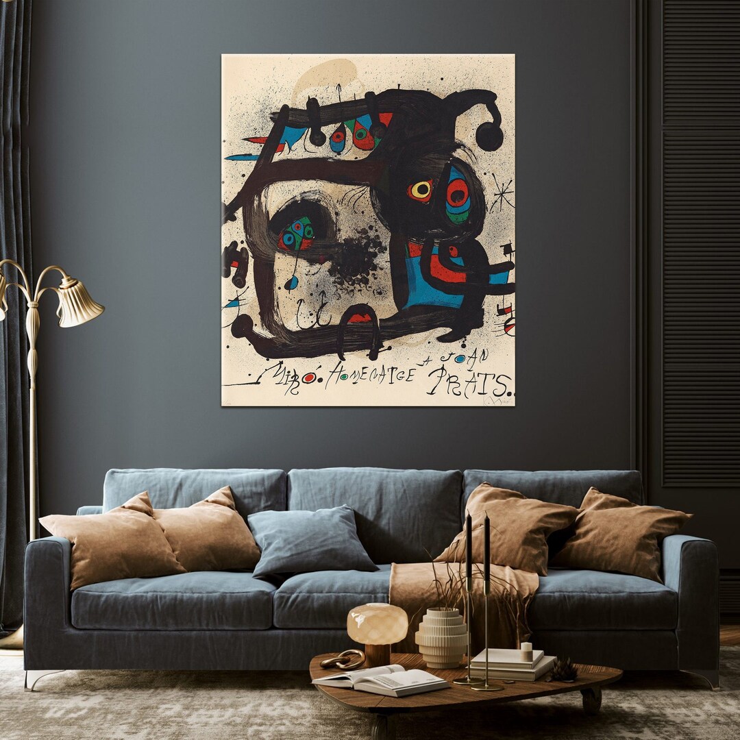 Miro Abstract Wall Art, Joan Miro Abstract Print Decor, Home Decor Art ...