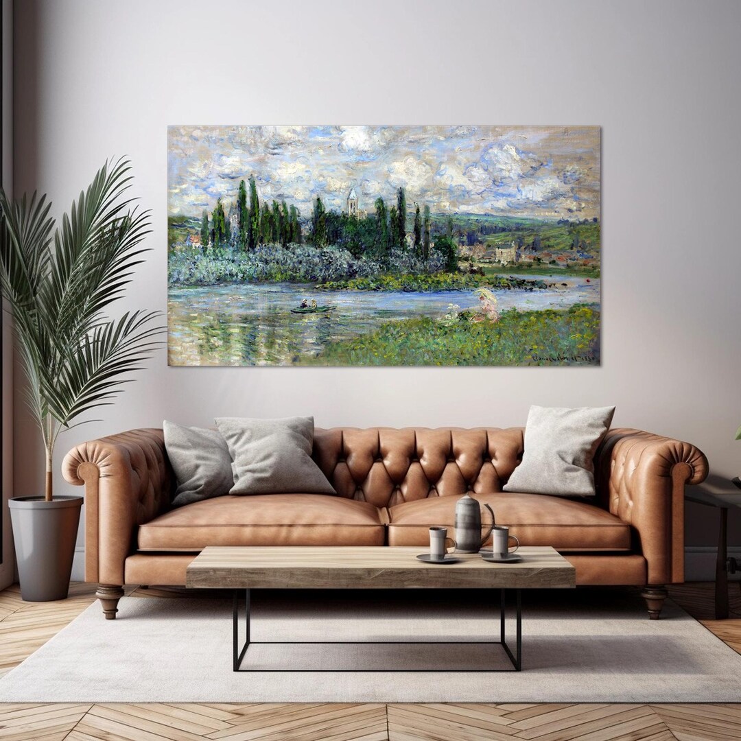 Claude Monet, Natural Landscape Canvas Print Decor,autumn Landscape in ...