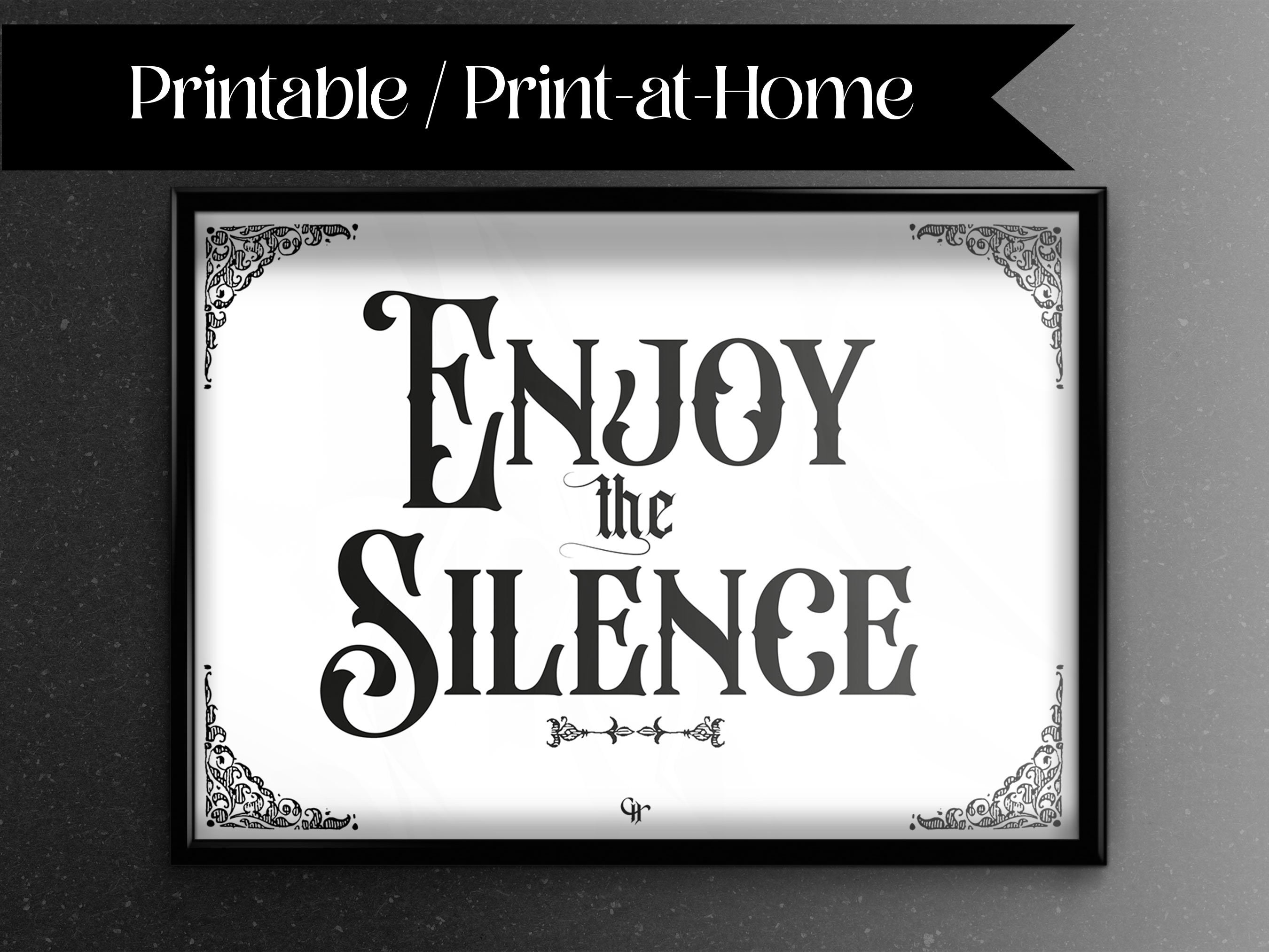 Goth Wall Art Set INSTANT DOWNLOAD Horror Print Signs - Etsy