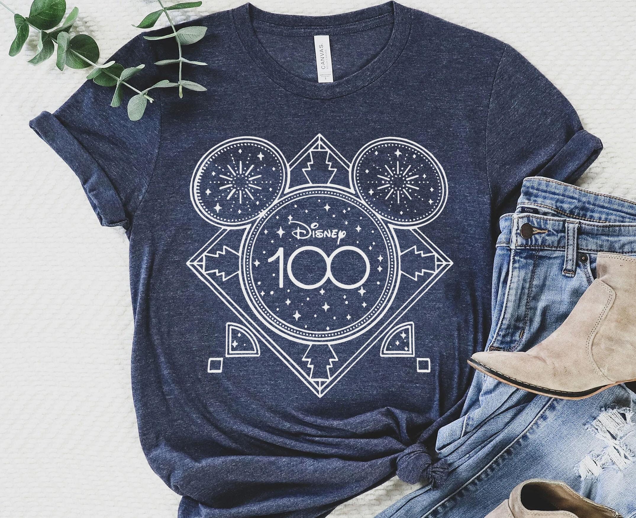Mickey Mouse Head Disney 100 Years Of Wonder Shirt / Walt Disney D100 T ...