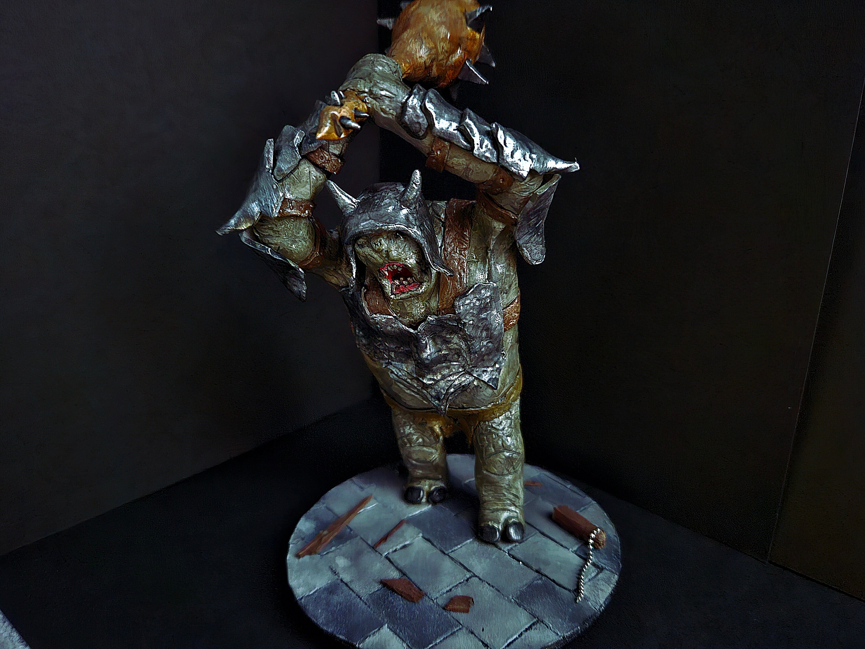 Olog Hai Troll Diorama From Lord of the Rings - Etsy