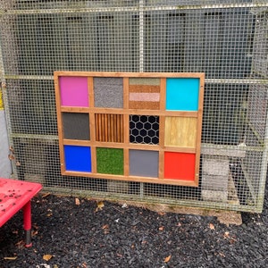 Large Outdoor Sensory Feel Board - Etsy